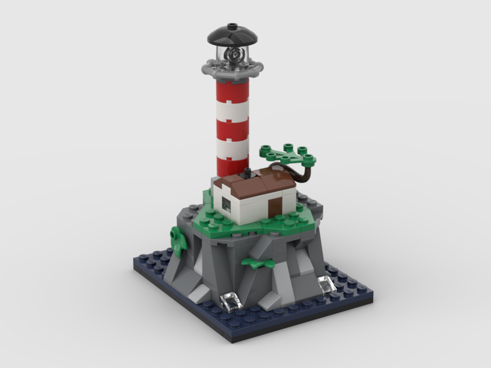 LEGO MOC Mini Lighthouse by BrixBuild | Rebrickable - Build with LEGO
