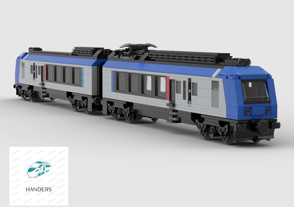 LEGO MOC French Automotrice Z Class by Handers | Rebrickable - Build ...