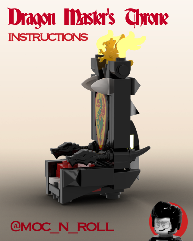 LEGO MOC Dragon Masters Throne by moc_n_roll | Rebrickable - Build with ...