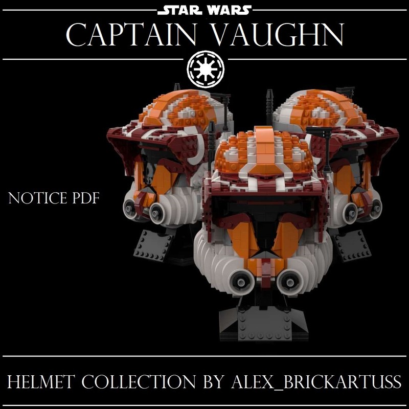 LEGO MOC helmet clone captain Vaughn by Alex_BricKartuss | Rebrickable ...
