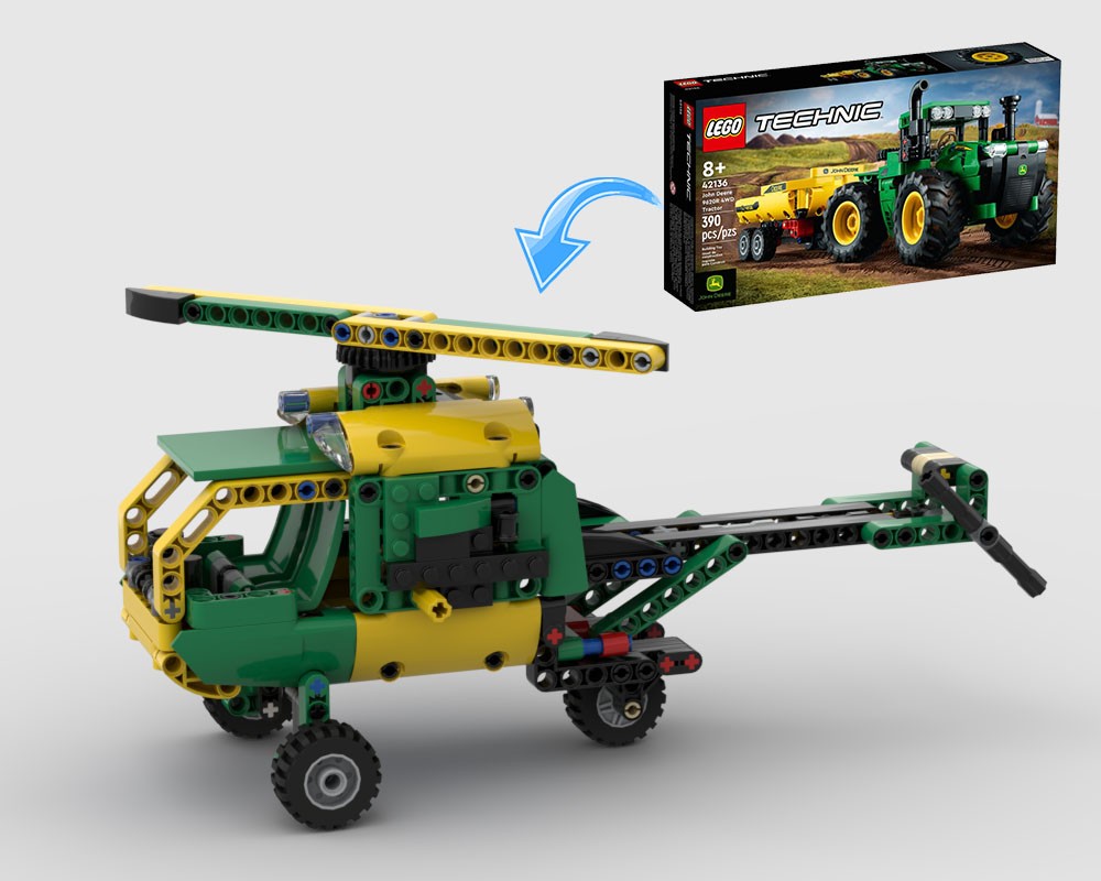 LEGO MOC Helicopter 42136 Alternative by ErikGS | Rebrickable - Build ...