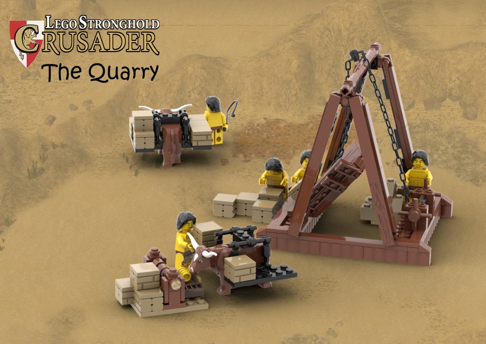 LEGO MOC Stronghold Stone Quarry by Legocionado | Rebrickable - Build ...