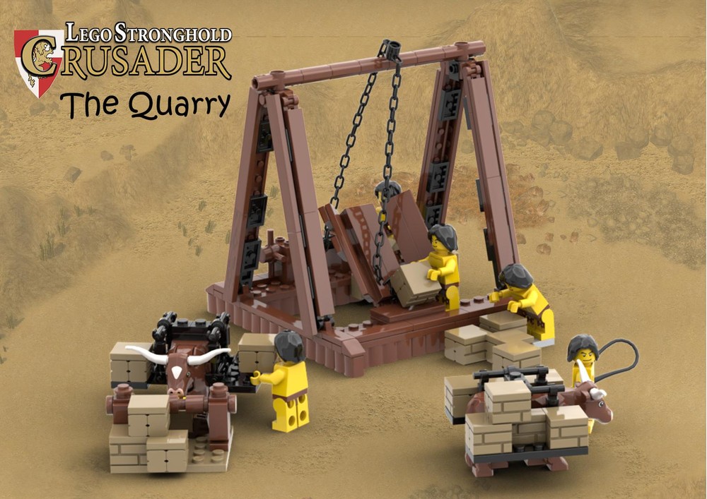 LEGO MOC Stronghold Stone Quarry by Legocionado | Rebrickable - Build ...