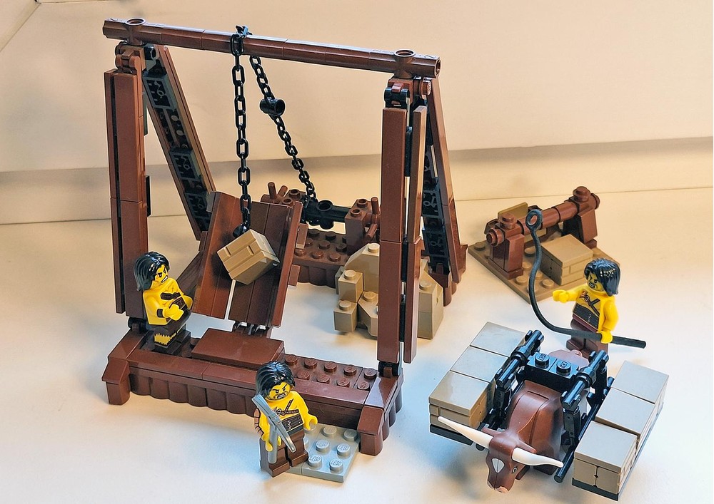 LEGO MOC Stronghold Stone Quarry by Legocionado | Rebrickable - Build ...