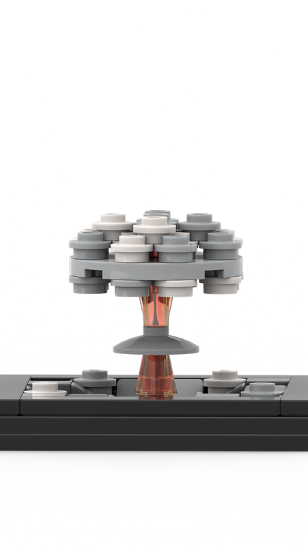 LEGO MOC Atomic mushroom Diorama by RomAuLait | Rebrickable - Build ...