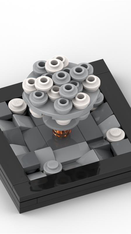 LEGO MOC Atomic mushroom Diorama by RomAuLait | Rebrickable - Build ...
