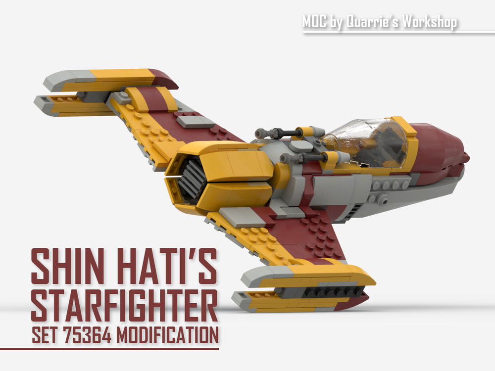 LEGO MOC Shin Hati's Starfighter MOD by Quarries Workshop | Rebrickable ...