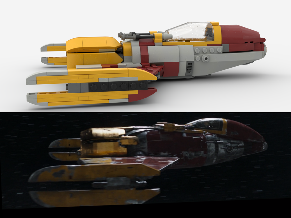 Lego Moc Shin Hatis Starfighter Mod By Quarries Workshop Rebrickable