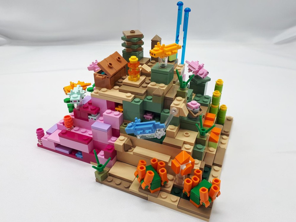 LEGO MOC Axolotl-Reef XL by Iphigenie | Rebrickable - Build with LEGO