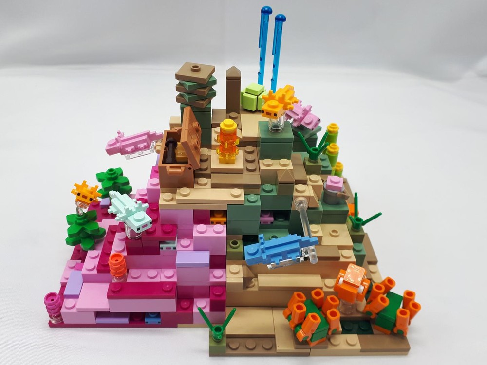 Lego Moc Axolotl Reef Xl By Iphigenie Rebrickable Build With Lego