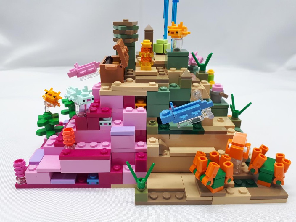 Lego Moc Axolotl Reef Xl By Iphigenie Rebrickable Build With Lego