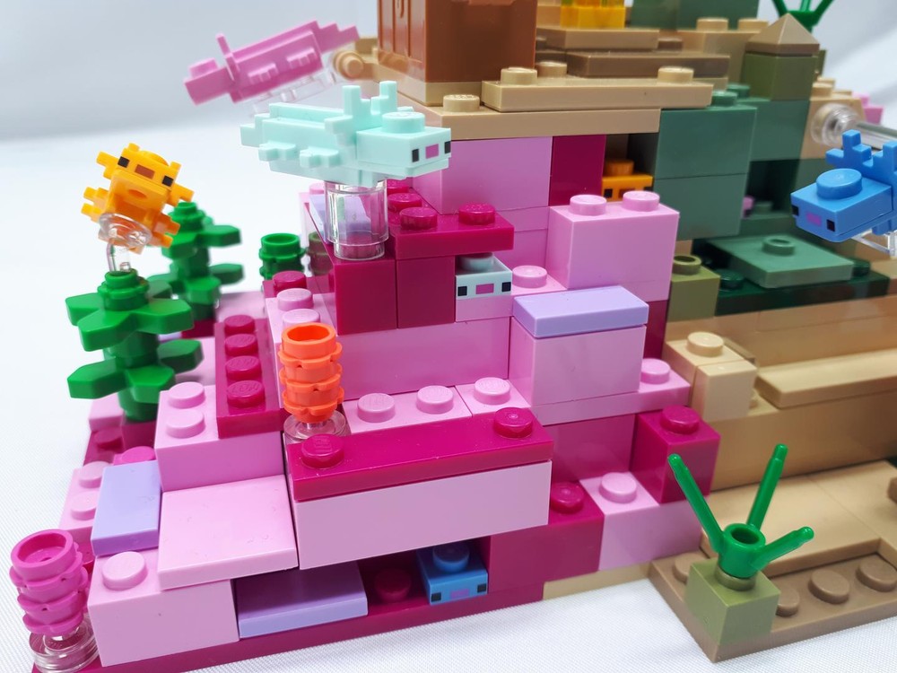 Lego Moc Axolotl Reef Xl By Iphigenie Rebrickable Build With Lego