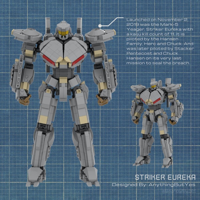 LEGO MOC Lego Striker Eureka by AnythingButyes | Rebrickable - Build ...