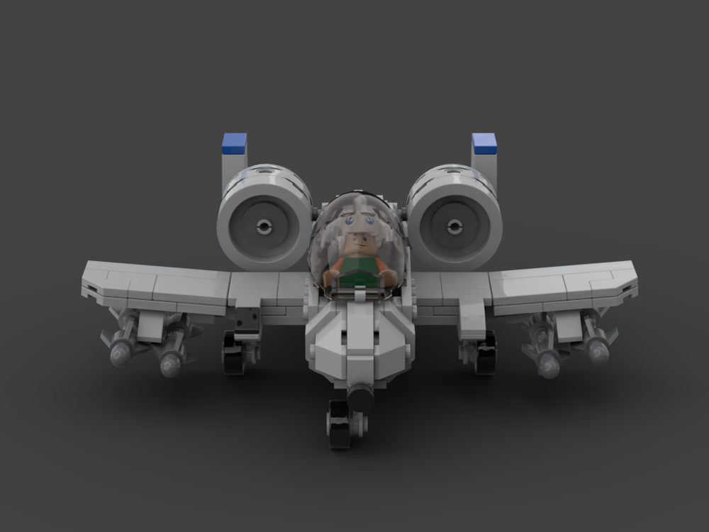 LEGO MOC A-10 warthog Chibi Jet by legomania_josh | Rebrickable - Build ...