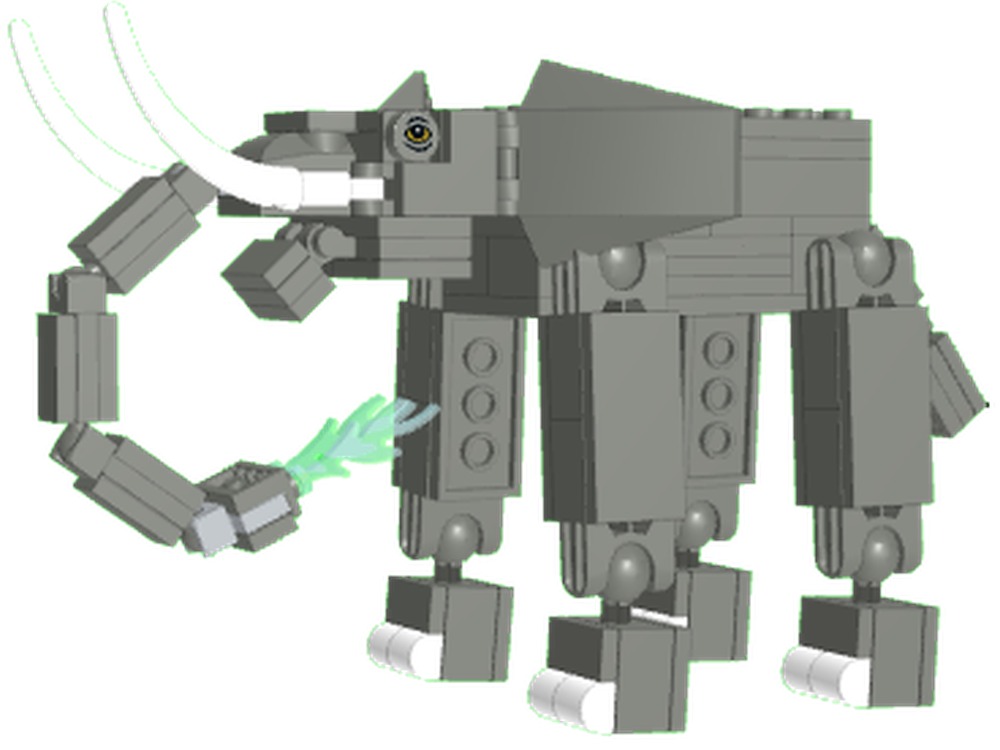 LEGO MOC Elephant by dannoble1592 | Rebrickable - Build with LEGO