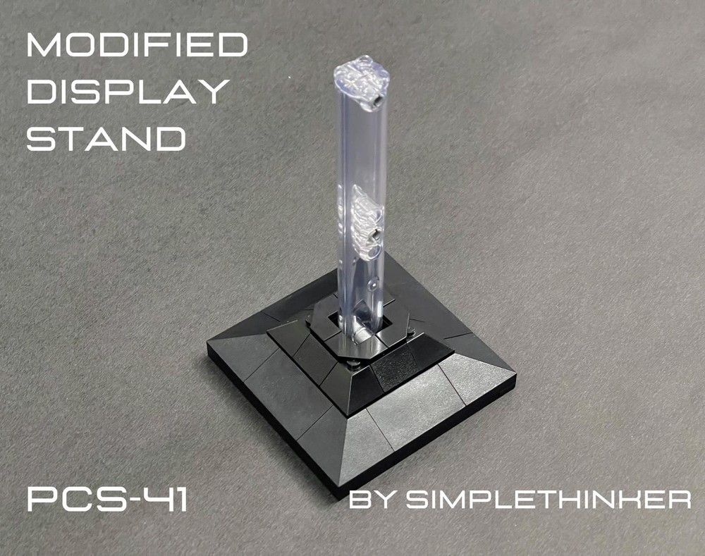 Lego Moc Modified Vertical Display Stand By Simplethinker Rebrickable