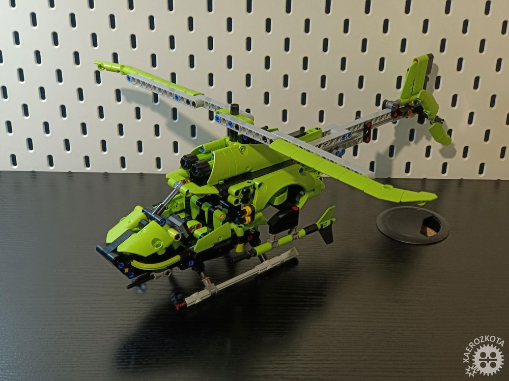 Lego Moc 42161 Model B Attack Helicopter By Xaerozkota Rebrickable