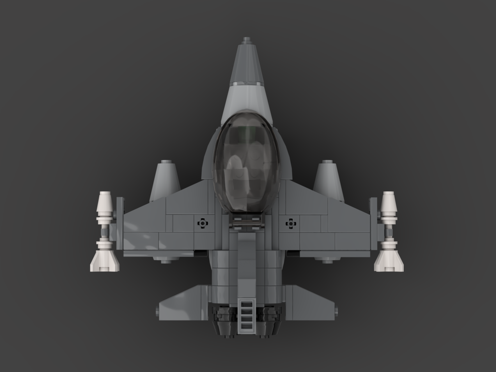 LEGO MOC ROCAF IDF chibi jet by legomania_josh | Rebrickable - Build ...