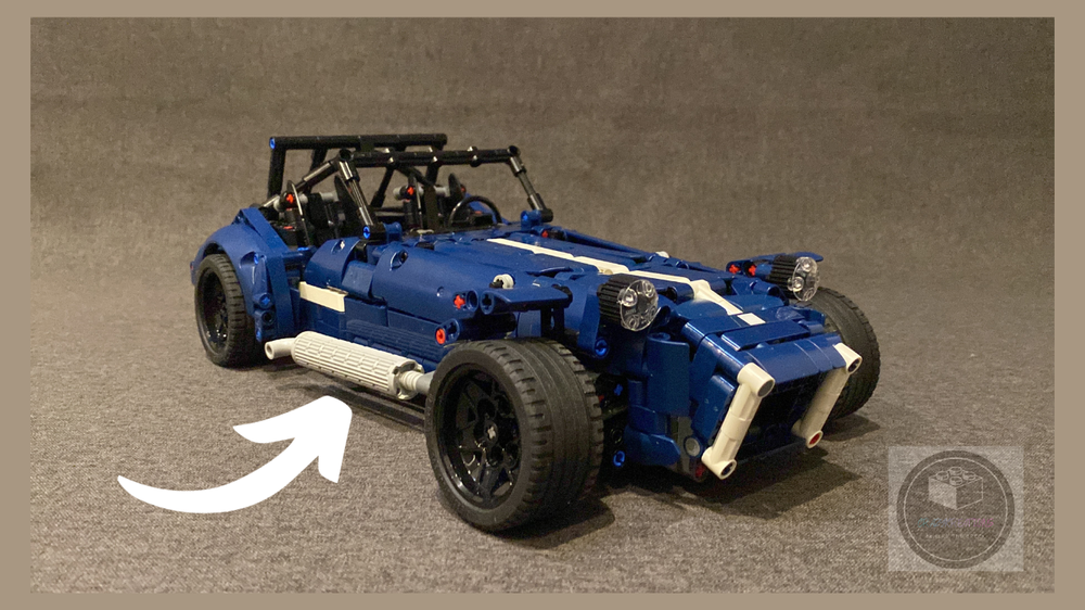 LEGO MOC 42154 B-Model Caterham 7 Exhaust Modification by ...