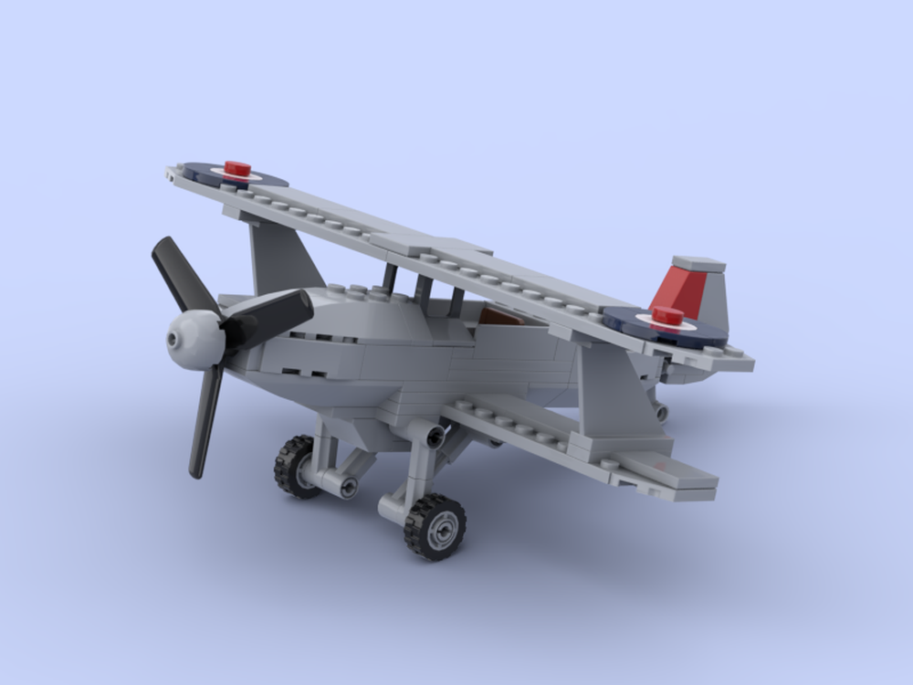 LEGO MOC Hawker Fury Mk II by Haniumader | Rebrickable - Build with LEGO