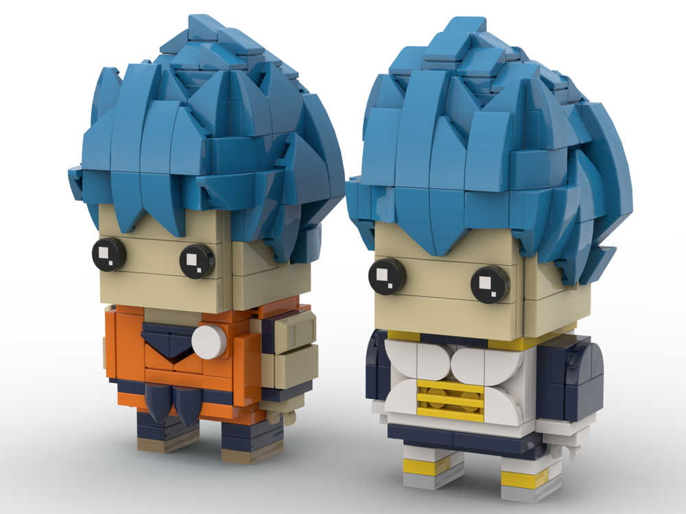 LEGO MOC Goku & Vegeta (Brickheadz) by Dorca | Rebrickable - Build with ...