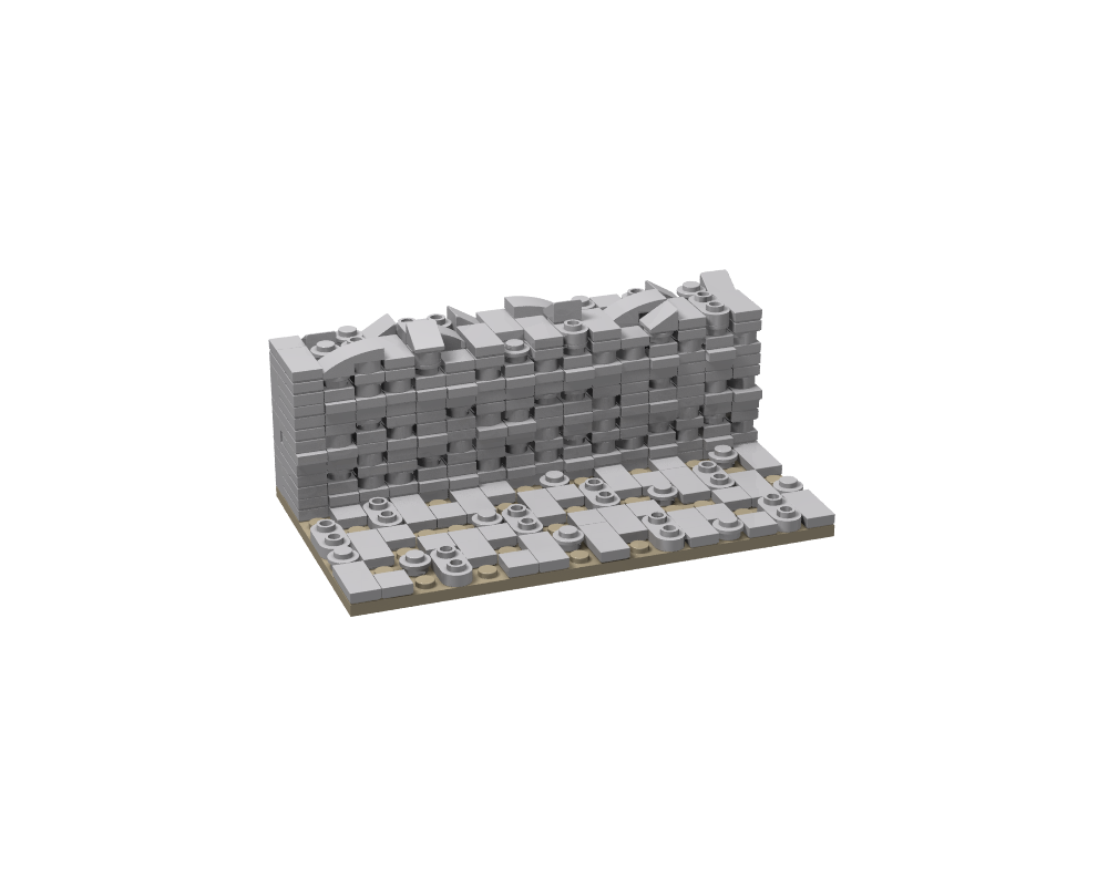 LEGO MOC Stone/Brick Wall by Tiggerljc | Rebrickable - Build with LEGO