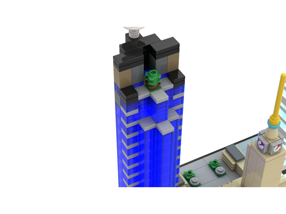 Lego Moc Warsaw City Skyline By Kubak5 Rebrickable Build With Lego
