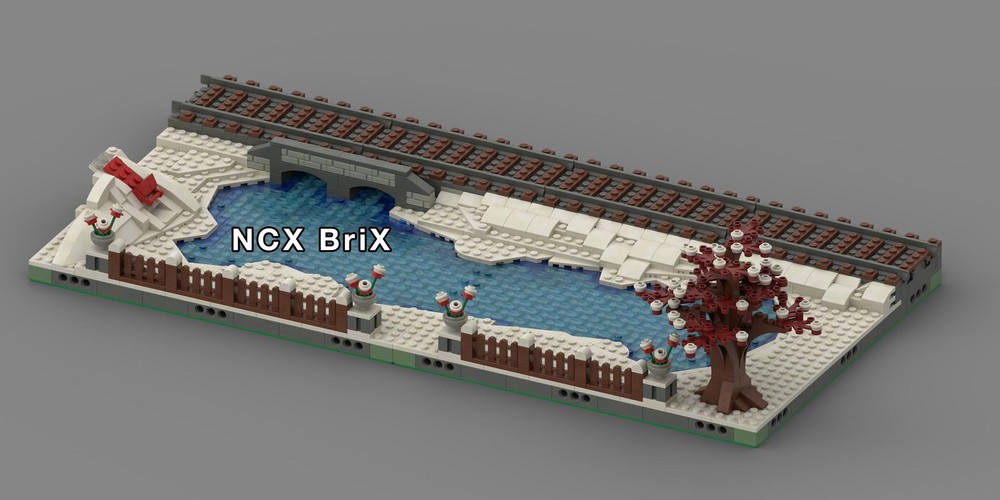 LEGO MOC Frozen Winter Lake - MILS Module by NCX BriX | Rebrickable ...