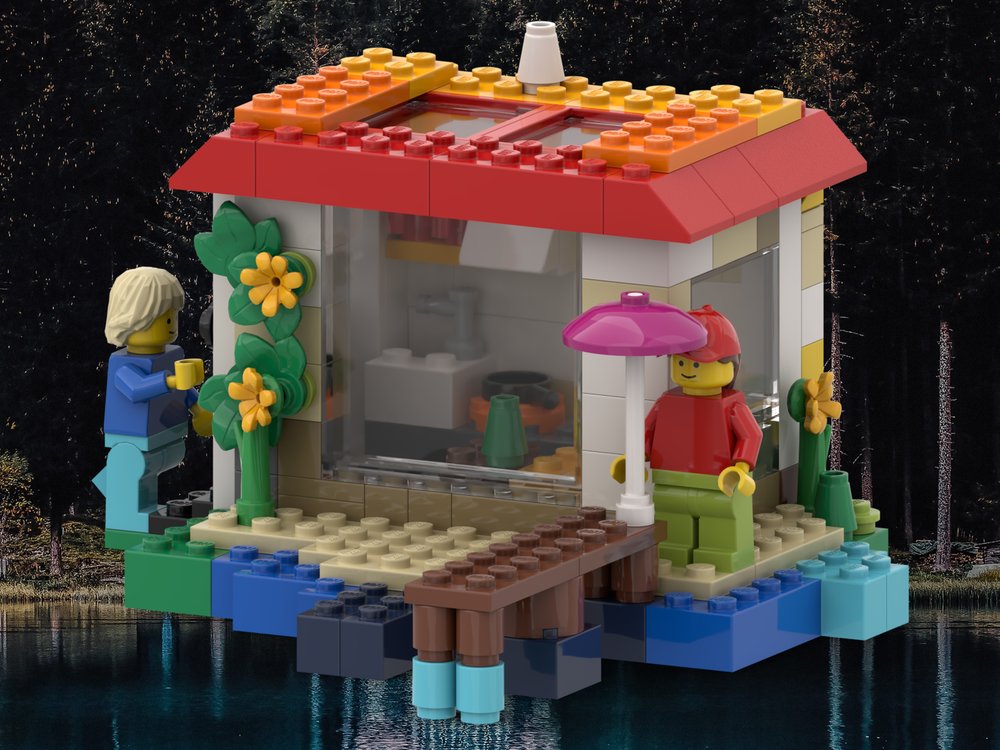 LEGO MOC 40357 BYGGLEK Lakeside Cabin by Dafeld | Rebrickable - Build ...