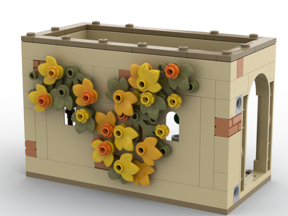 Lego Moc Hp Modular Yellow Dorms By Gobsmack Rebrickable Build