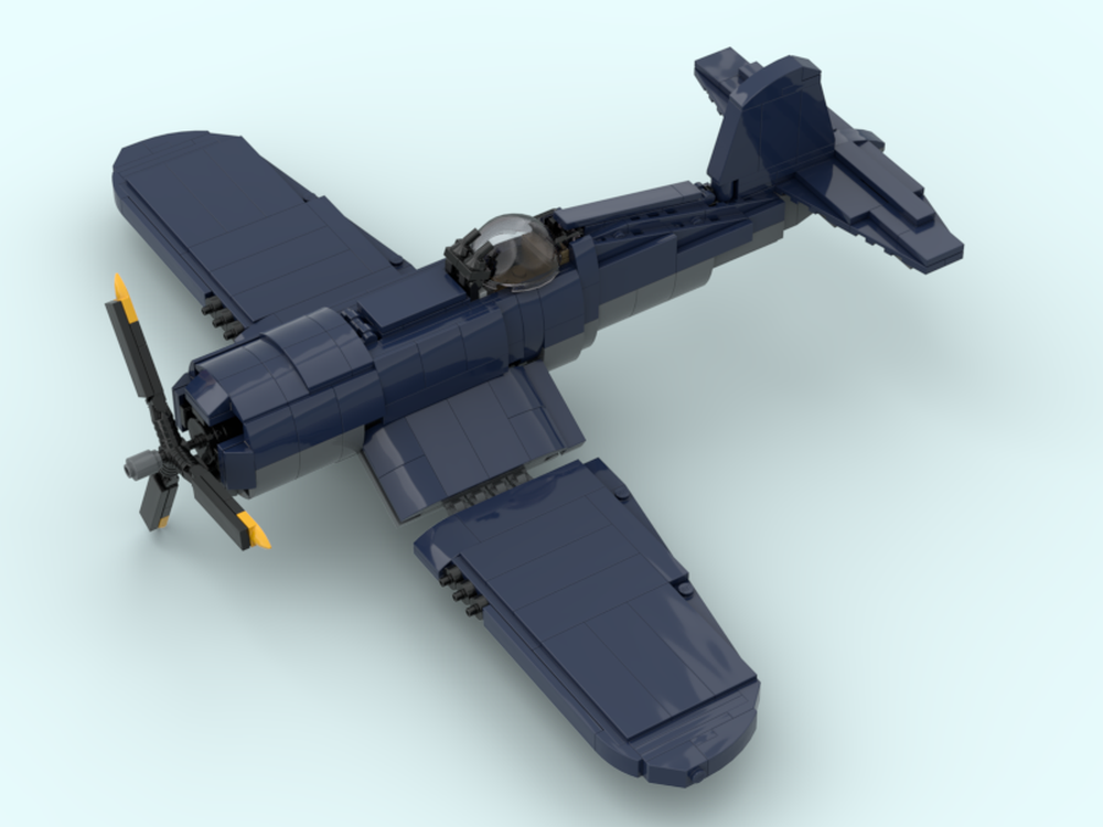 LEGO MOC F4U-1D Corsair by Trexrocks | Rebrickable - Build with LEGO
