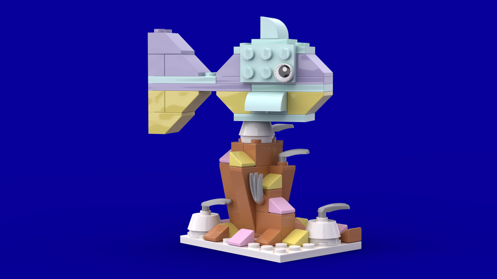 LEGO MOC 11028 Fish by Lenarex | Rebrickable - Build with LEGO