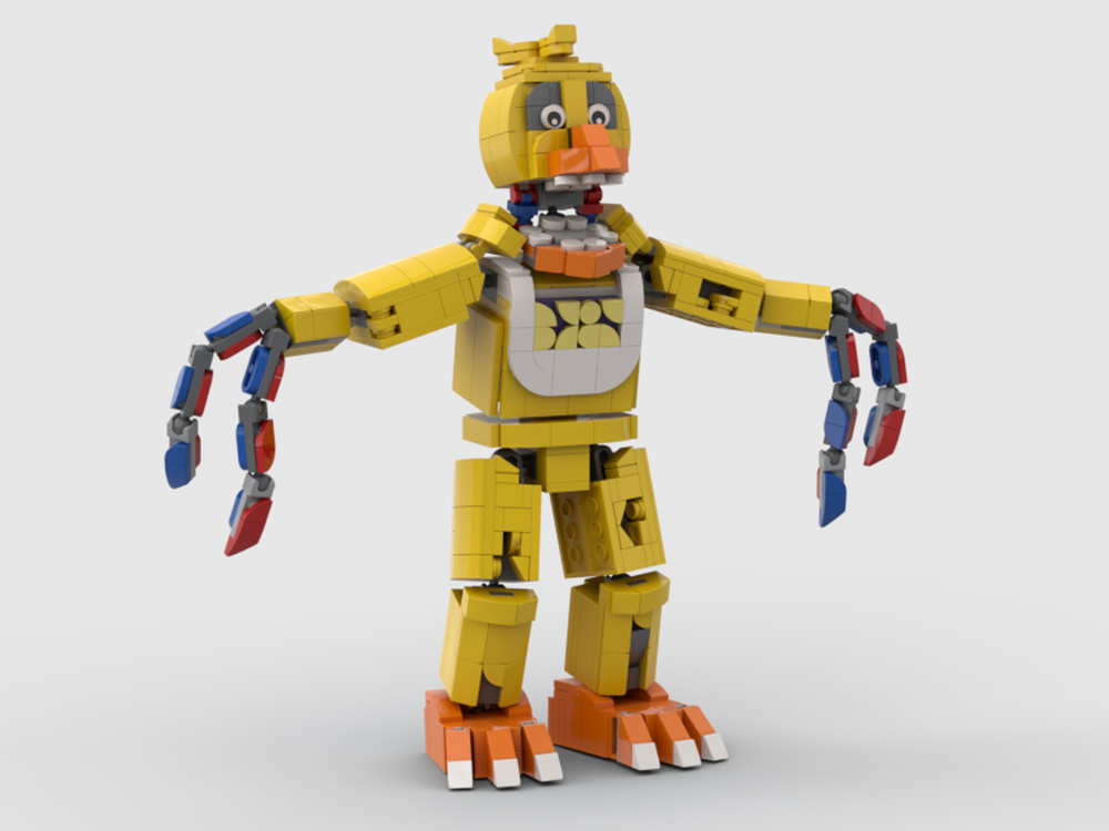 Lego Moc Withered Chica By Excaliburtheone Rebrickable Build With Lego