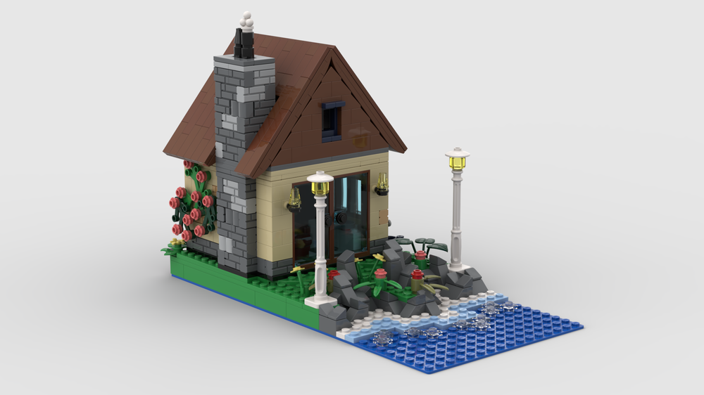 LEGO MOC House by the cliffs by gjlp25 | Rebrickable - Build with LEGO