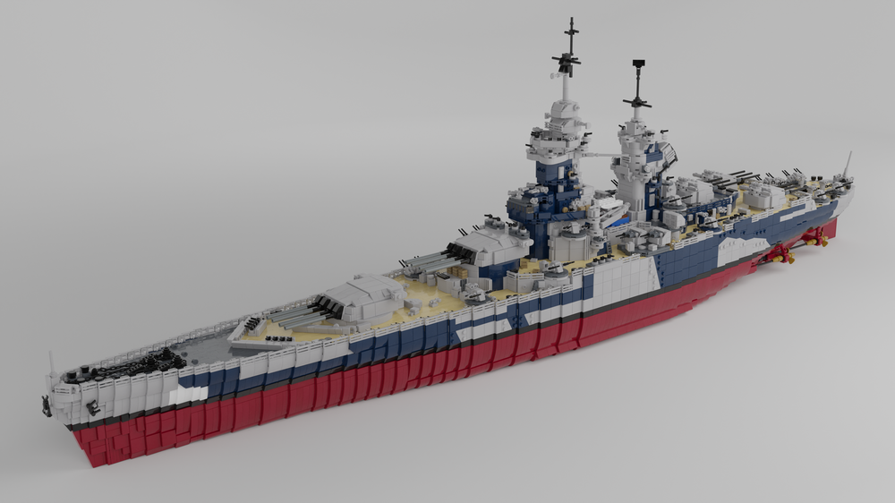 LEGO MOC French Battleship Richelieu by GrafKoks | Rebrickable - Build ...