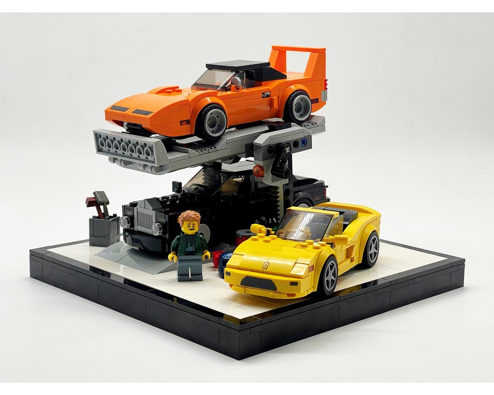 LEGO MOC Hoovie's Garage Three Pack by IBrickedItUp | Rebrickable ...