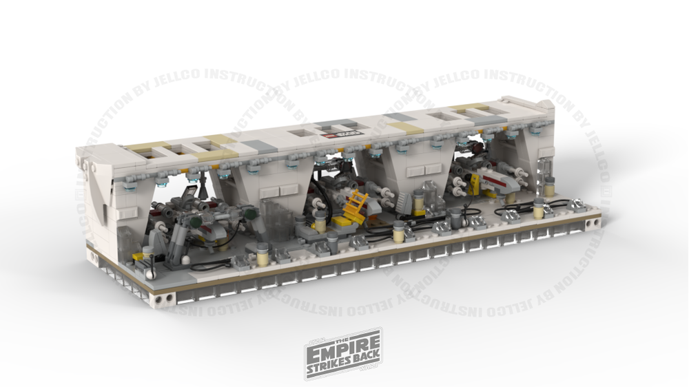 Lego Moc Micro Diorama Echo Base Part V Fighter By Jellco