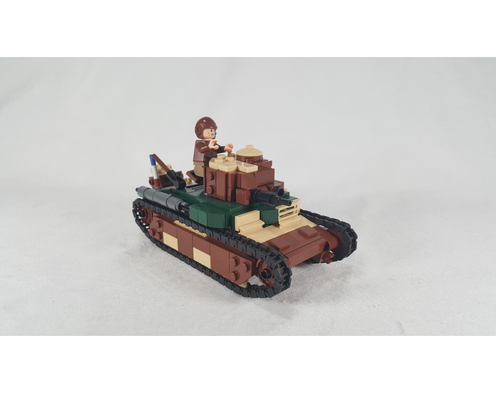 Lego Moc Char Renault D1 By Spartane Rebrickable Build With Lego