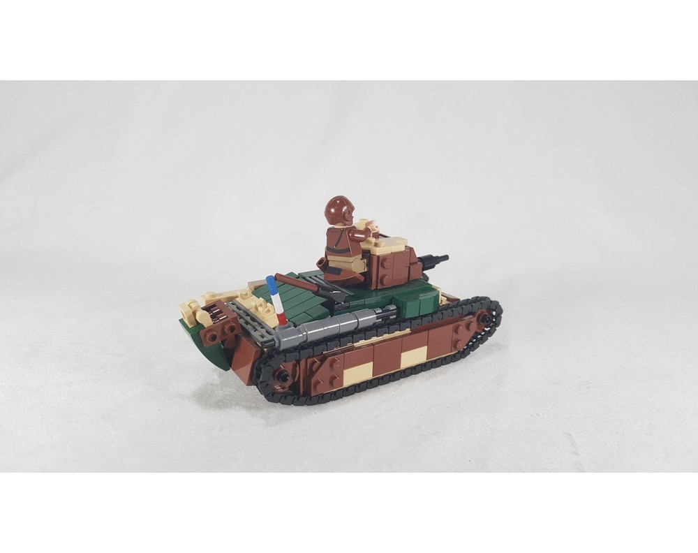 Lego Moc Char Renault D1 By Spartane Rebrickable Build With Lego