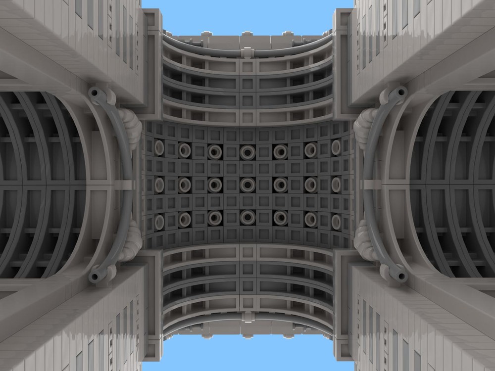 Lego Moc Arc De Triomphe By Archi3d Rebrickable Build With Lego