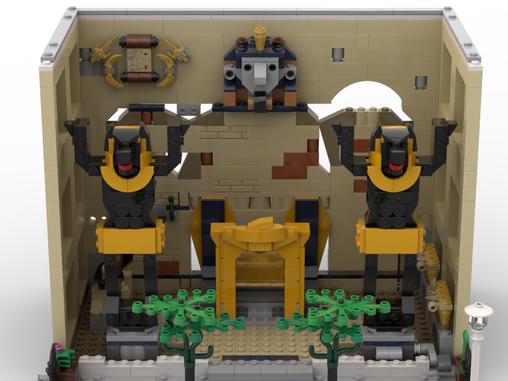 Lego Moc Museum Of Egyptian Artifacts Modification Of Set 77013 By