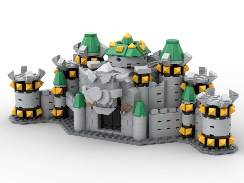 LEGO MOC Bowser Castle by glaberdeenbrickfigs | Rebrickable - Build ...