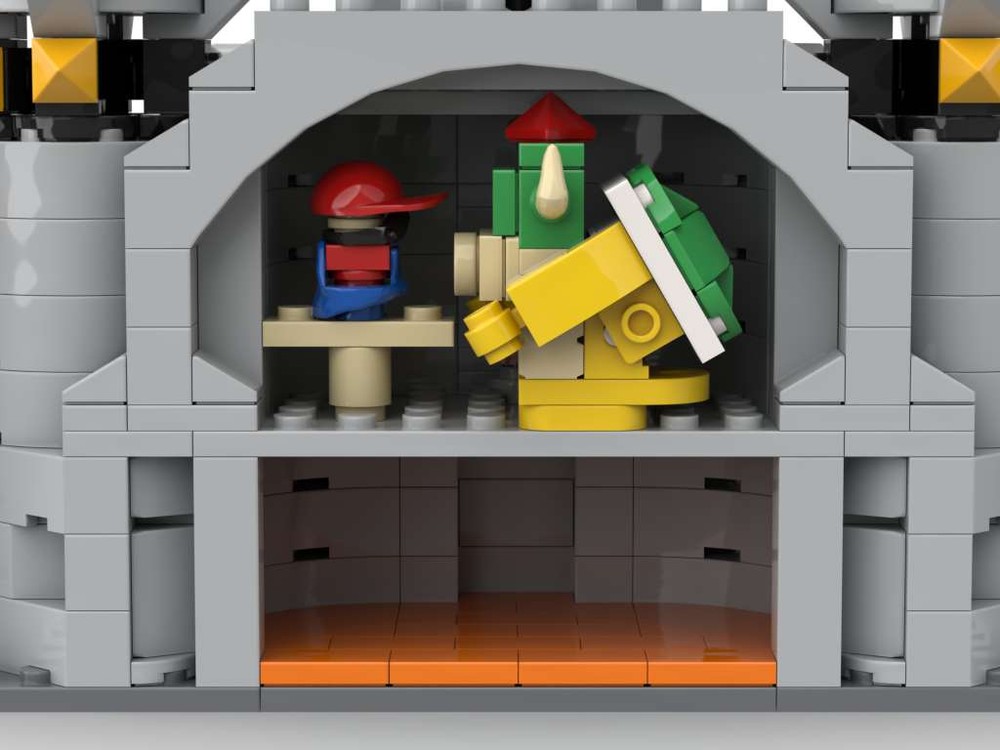 Lego Moc Bowser Castle By Glaberdeenbrickfigs Rebrickable Build