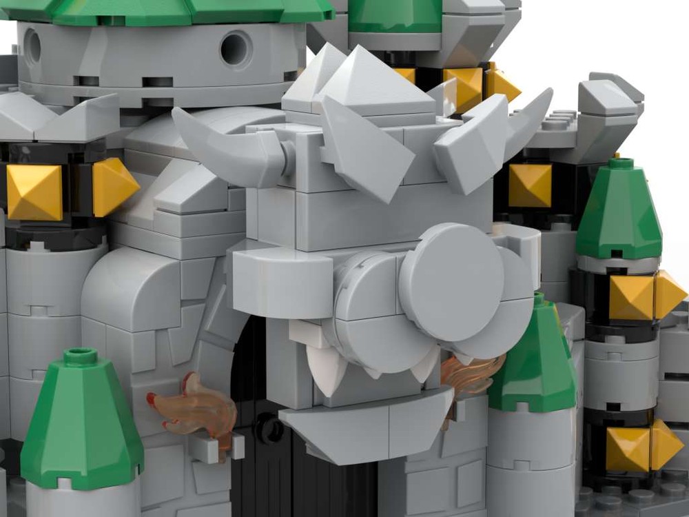 Lego Moc Bowser Castle By Glaberdeenbrickfigs Rebrickable Build