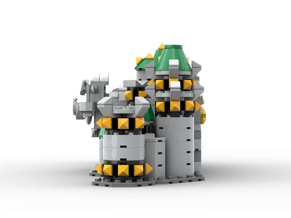 Lego Moc Bowser Castle By Glaberdeenbrickfigs Rebrickable Build
