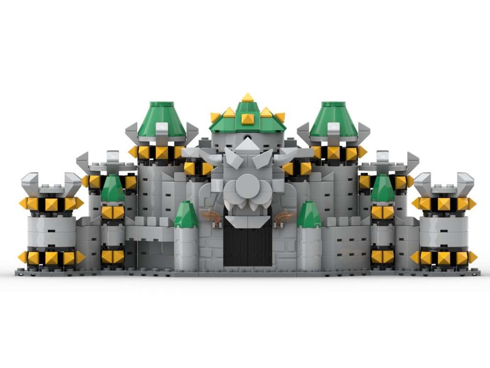 Lego Moc Bowser Castle By Glaberdeenbrickfigs Rebrickable Build
