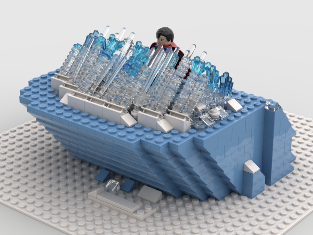 LEGO MOC Superman Sunstone Simulator (memory crystals) by Dynaguy ...