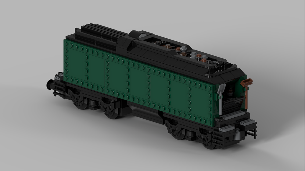 LEGO MOC Pere Marquette 1225 - Steam Locomotive and Coal Tender by ...