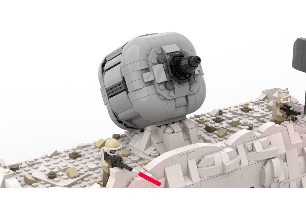 LEGO MOC SW Episode 5 Battle on Hoth (Rebel Echo Base Gate ) MOC by ...
