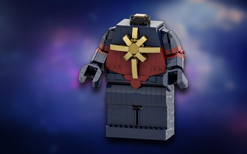 LEGO MOC Up-Scaled LEGO Minifigure Body - Captain Marvel by ZTBricks ...